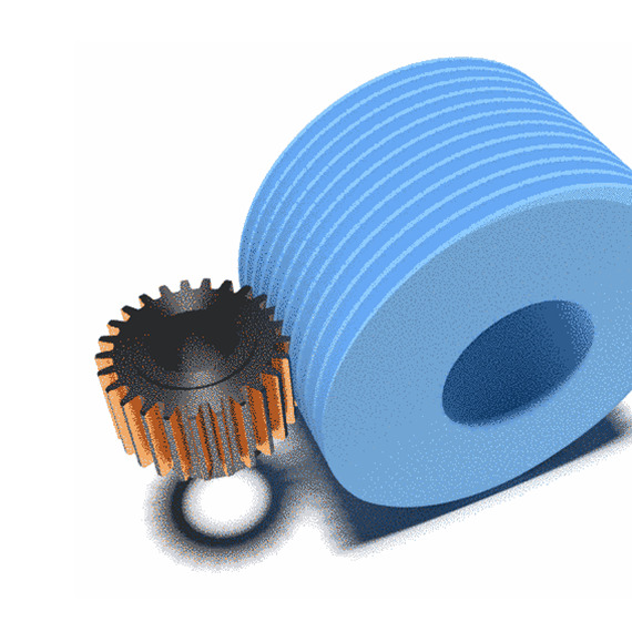 The worm grinding wheel for worm gear grinding